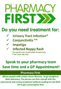 Pharmacy First Information – Barton Surgery